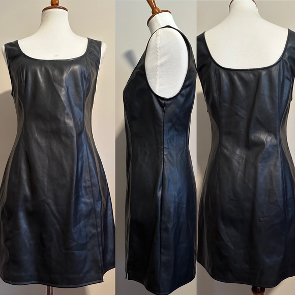 BB Dakota | Dresses | Bb Dakota Faux Leather Mini Dress | Poshmark